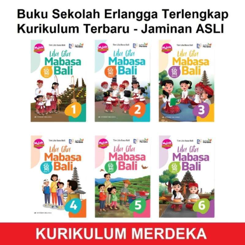 Jual Buku Pelajaran Mulok Lila Cita Mabasa Bali Sd Mi Kelas 1 2 3 4 5 6 ...