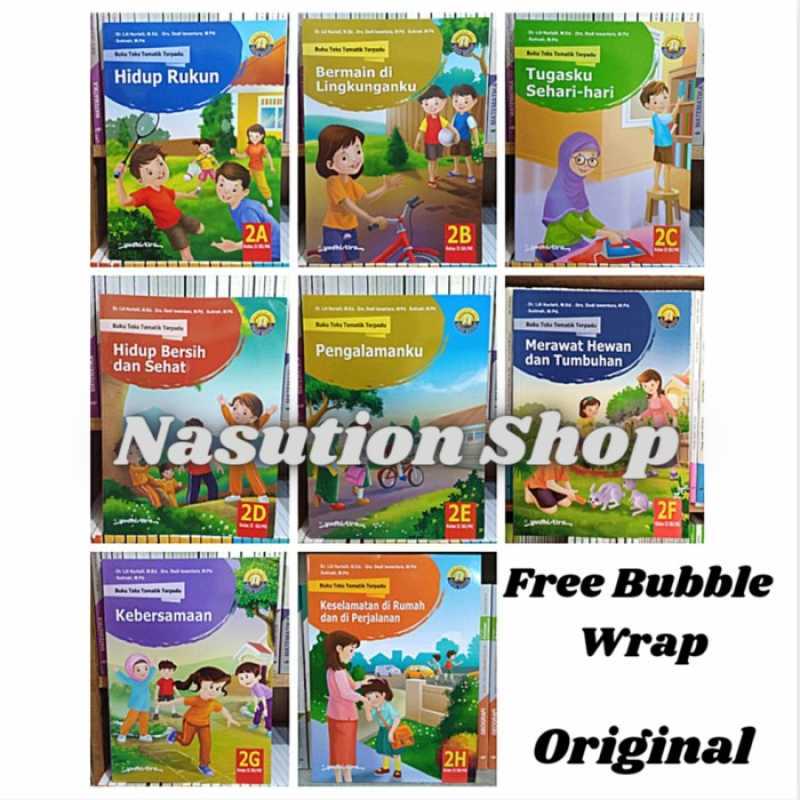 Jual Buku Tematik 2a 2b 2c 2d 2e 2f 2g 2h Yudhistira K13 Revisi Kelas 2 ...