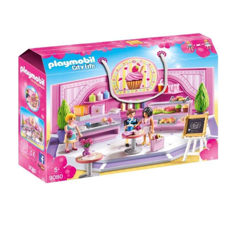 Jual Playmobil City Life Cupcake Shop Building Set Original Playmobil ...