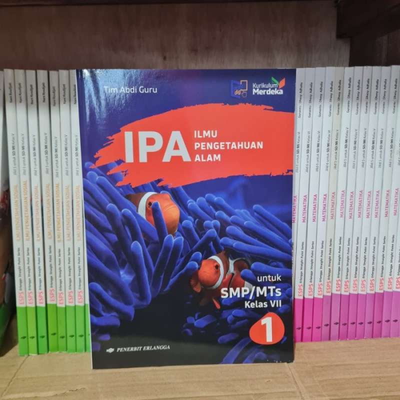 Jual Buku Smp Ipa Kelas 7 Kurikulum Merdeka Erlangga Di Seller ...