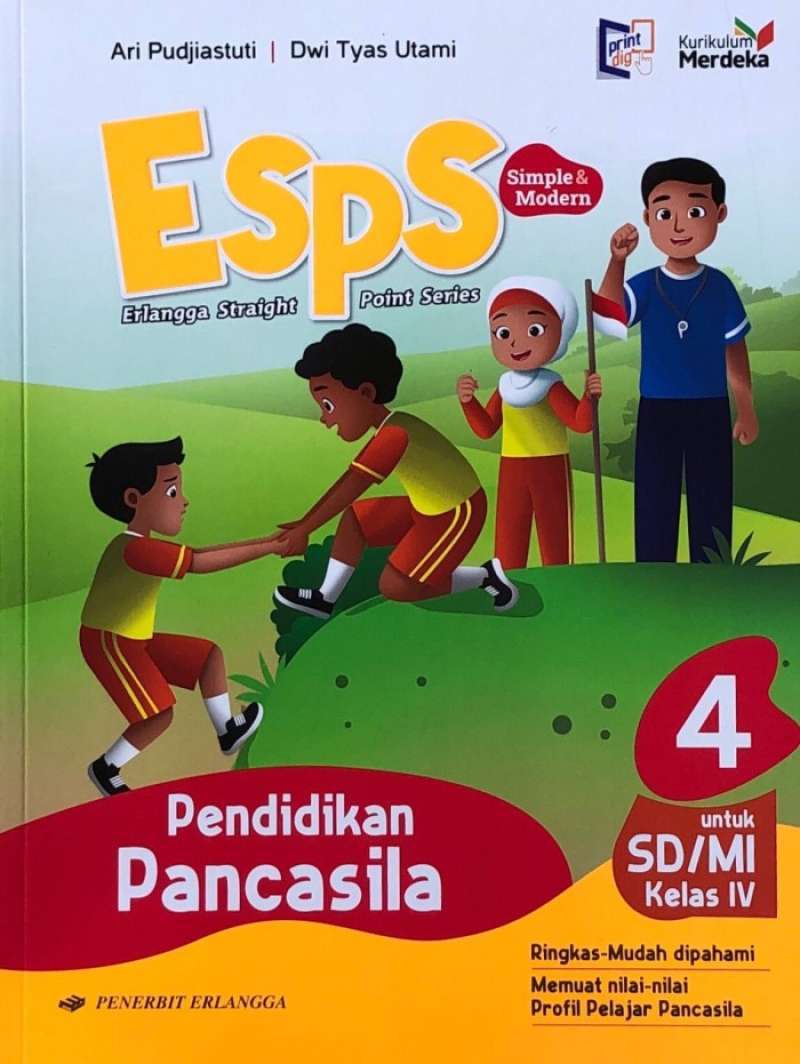 Jual Best Seller Buku Esps Pendidikan Pancasila Revisi Kurikulum Merdeka Sd/mi Kelas 1 2 3 4 5 6 ...
