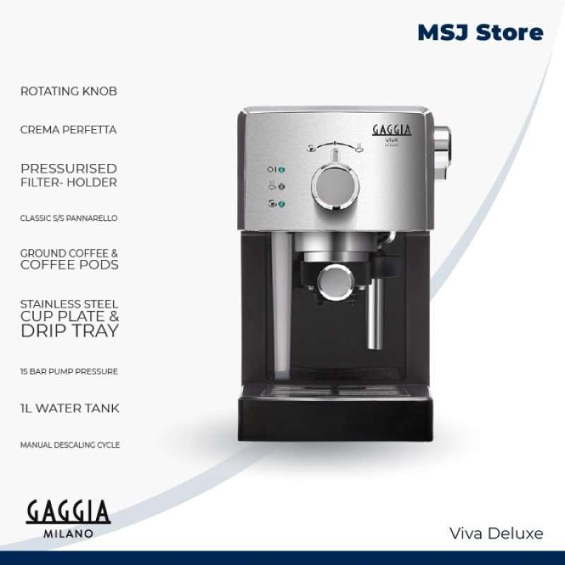 Promo Gaggia Viva Deluxe Manual Coffee Machine / Mesin Kopi / Mesin ...