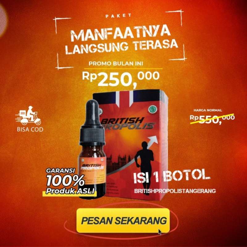 Promo British Propolis Original Rekomendasi Ippho Santosa Diskon 33% Di ...