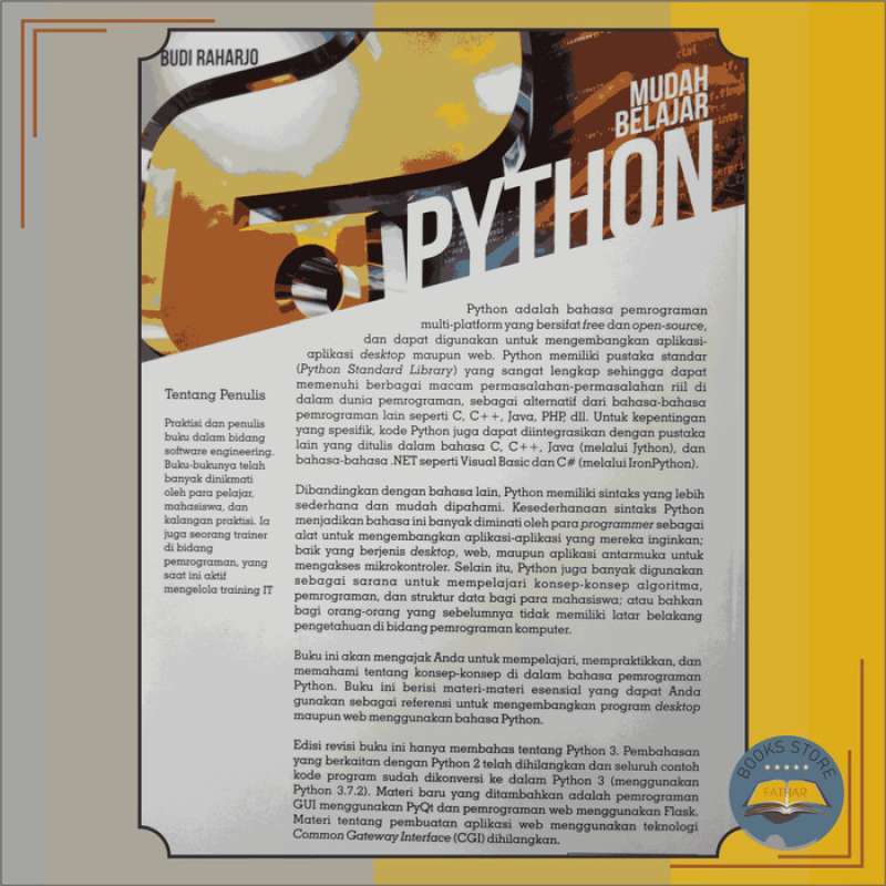 Jual Buku Mudah Belajar Phyton Untuk Aplikasi Desktop Dan Web Di Seller ...