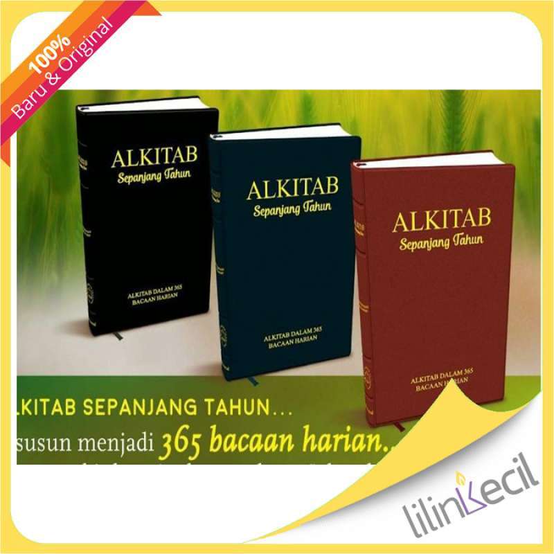 Jual Buku Alkitab Sepanjang Tahun Alkitab Dalam 365 Bacaan Harian Di ...
