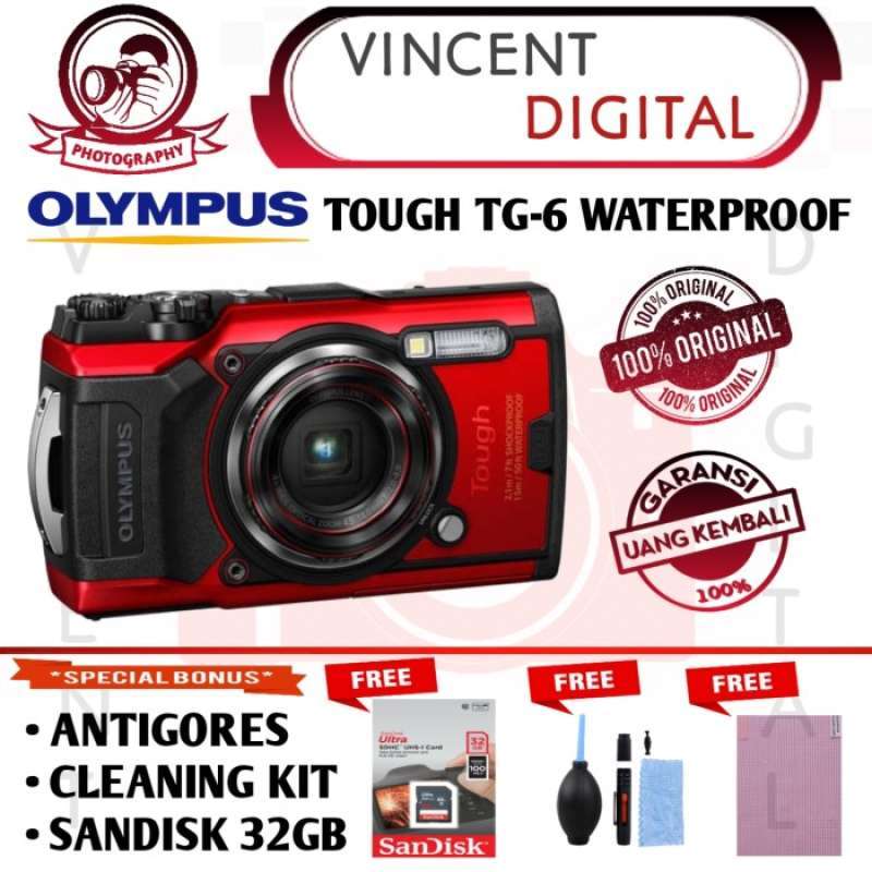 Promo Olympus Waterproof Tough Tg-6 Underwater Built In Gps Wifi Diskon ...