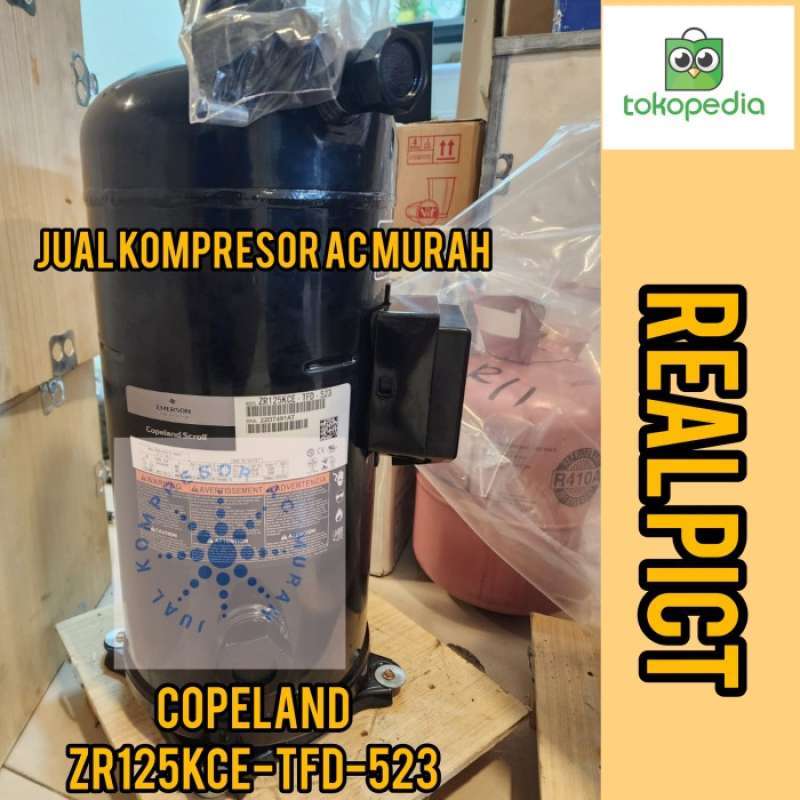 Jual Compressor Copeland Zr125kce-tfd-523 / Kompresor Scroll ( Zr125 ...