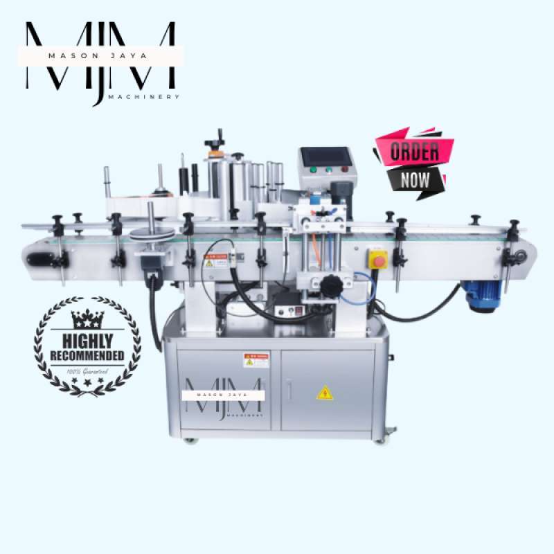 Promo Automatic Round Bottle Positioning Labeling Machine For 1 Label ...