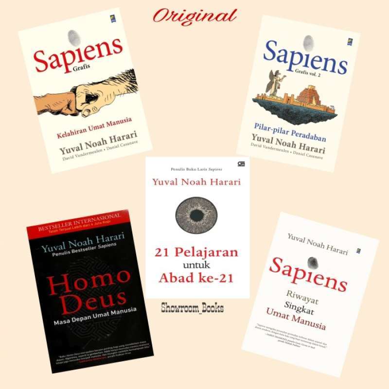Jual Buku Sapiens Grafis Homo Deus 21 Pelajaran Untuk Abad Yuval Harari ...