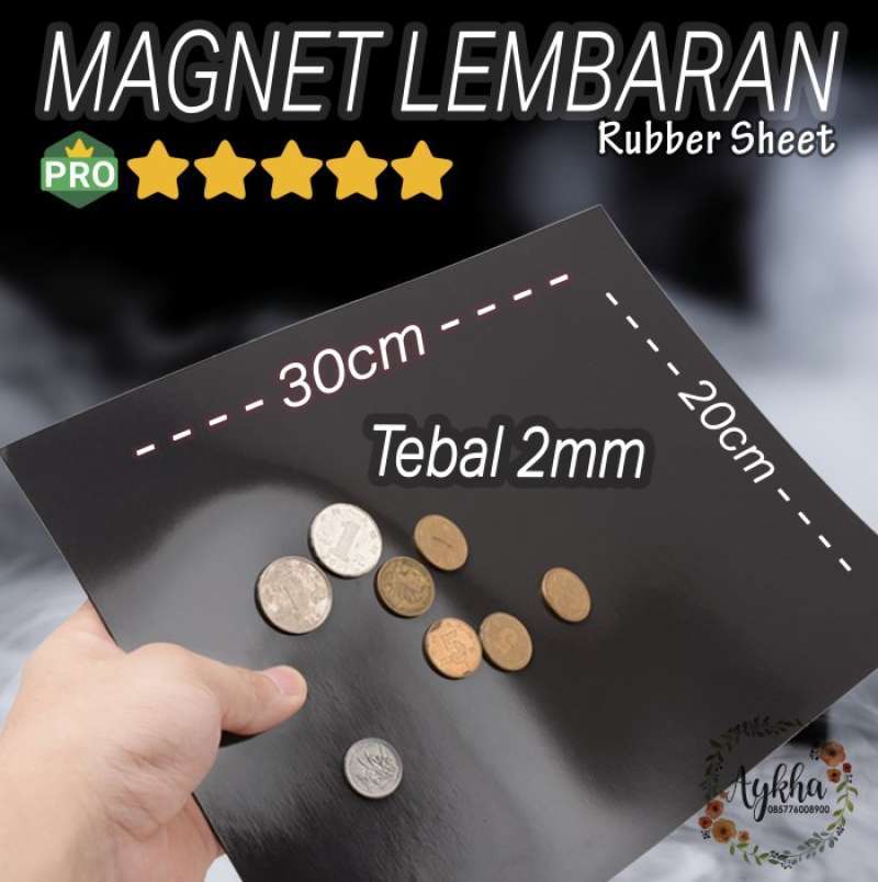 Jual Magnet Lembaran Karet Ukuran Hvs A4 30cm X 20cm Tebal 2mm Di Seller Ayato - Cengkareng ...