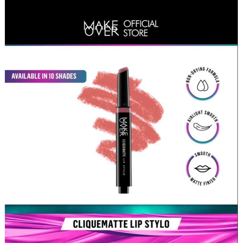Jual (bpom Original)-make Over Cliquematte Lip Stylo-203 Crush Di ...