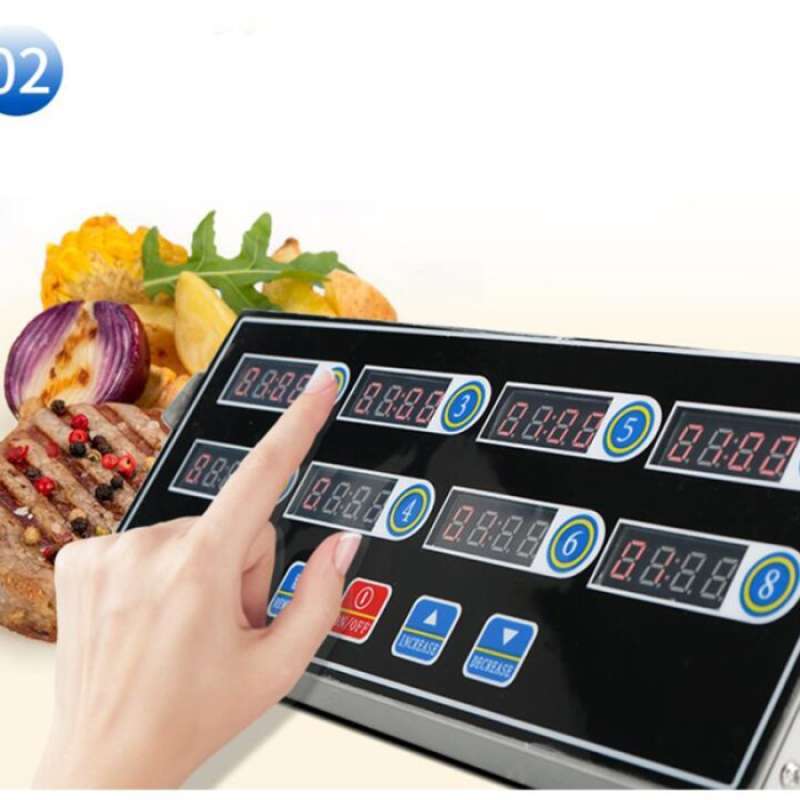 Jual 3 Stage Reminder 8 Channel Digital Timer Cal-8b Shaking Timing ...