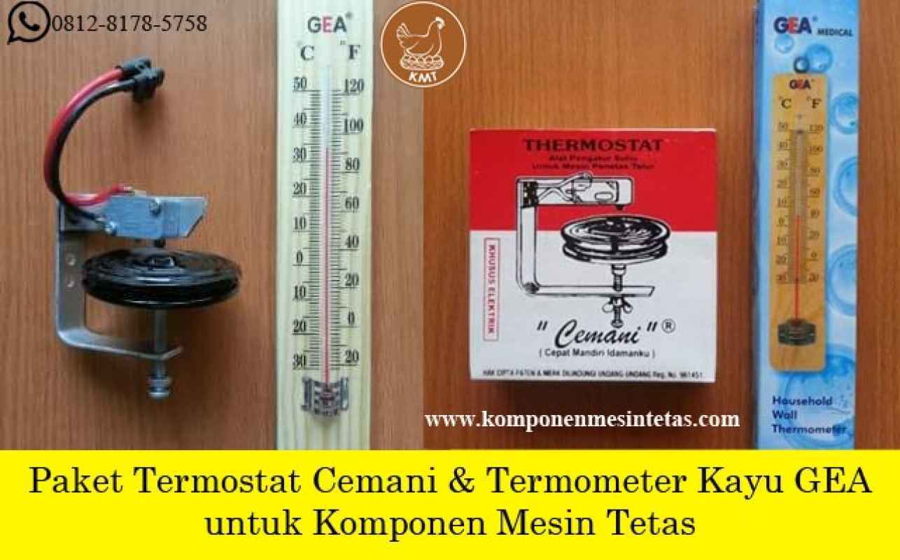 Jual Paket Termostat Cemani Dan Termometer Kayu Gea Untuk Mesin Tetas ...