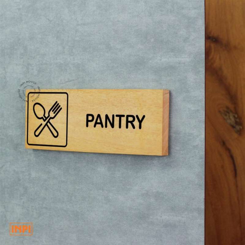 Jual Pantry Area Sign System - Signage System - Wall Sign - Door Sign ...