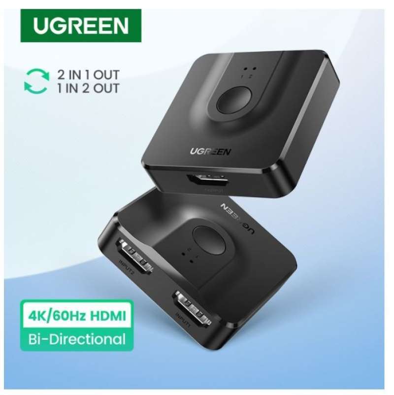 Promo Ugreen Bi-direction 4k Hdmi Splitter 2 In 1 Switcher - 50966 ...