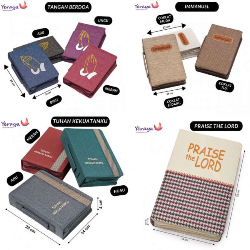 Jual Sampul Alkitab + Sampul Kidung Jemaat Sedang Sarung Cover Tas Buku ...