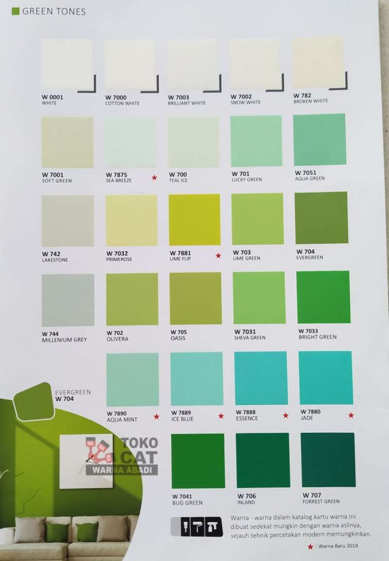 Promo Cat Tembok Weldon Interior 5 Kg Seri Warna 3 - Evergreen Diskon ...