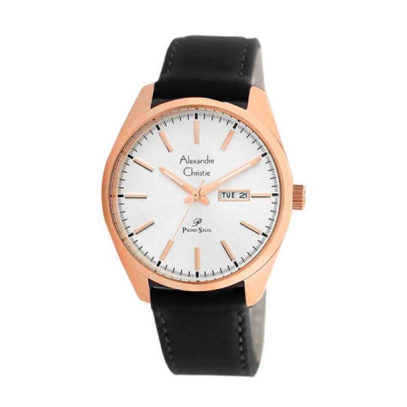 Jual Jam Tangan Alexandre Christie Primo Steel Pria 100% Original Black ...