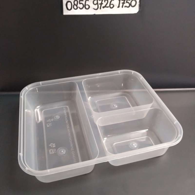 Jual Kotak Makan Bento Plastik Tebal Sekat 3(food Container) Di Seller Shin Store - Cengkareng ...