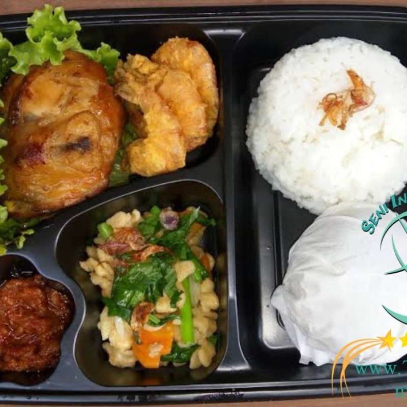 Jual Mika Bento Sekat 4 Isi 25pcs | Kotak Hokben | Bento Tray |catering ...