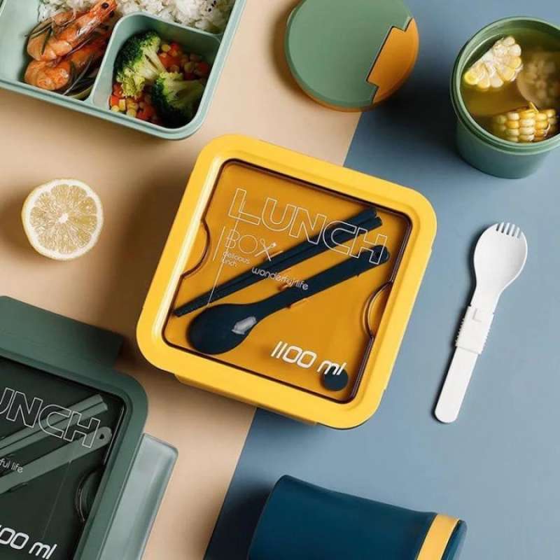 Jual Kotak Makan Transparant Bento Box 1100ml / Tempat Makan / Lunch ... Jual Kotak Makan Transparant Bento Box 1100ml / Tempat Makan / Lunch ...