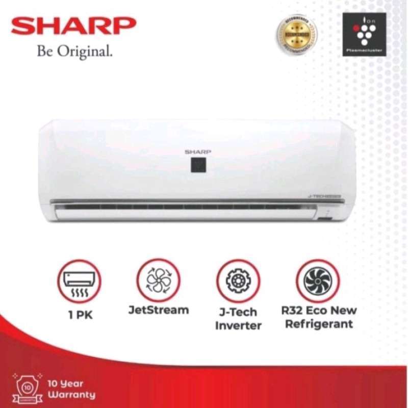 Jual Ac 1pk Inverter Sharp Ah-xp10uhy | 1pk Plasmacluster Premium Led ...