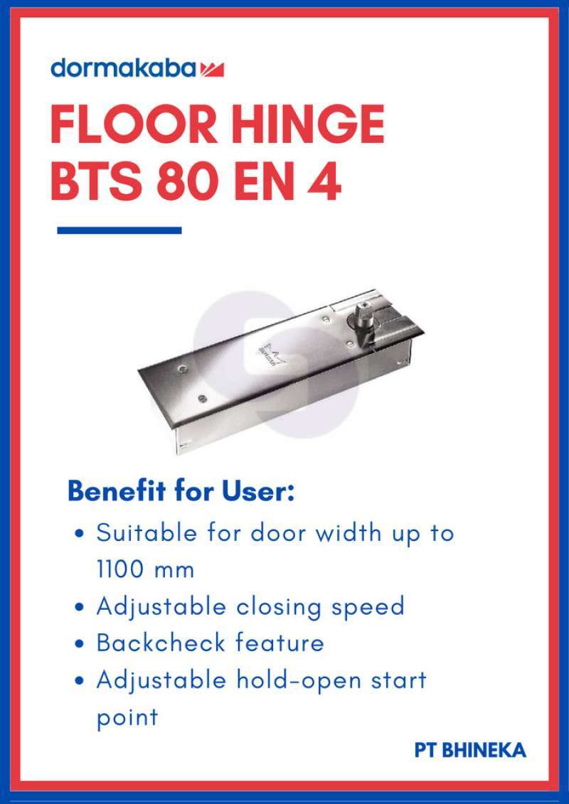 Promo Dorma Floor Hinge Bts 80 En 4 Hold Open Dormakaba Bts80 En4 Ho ...