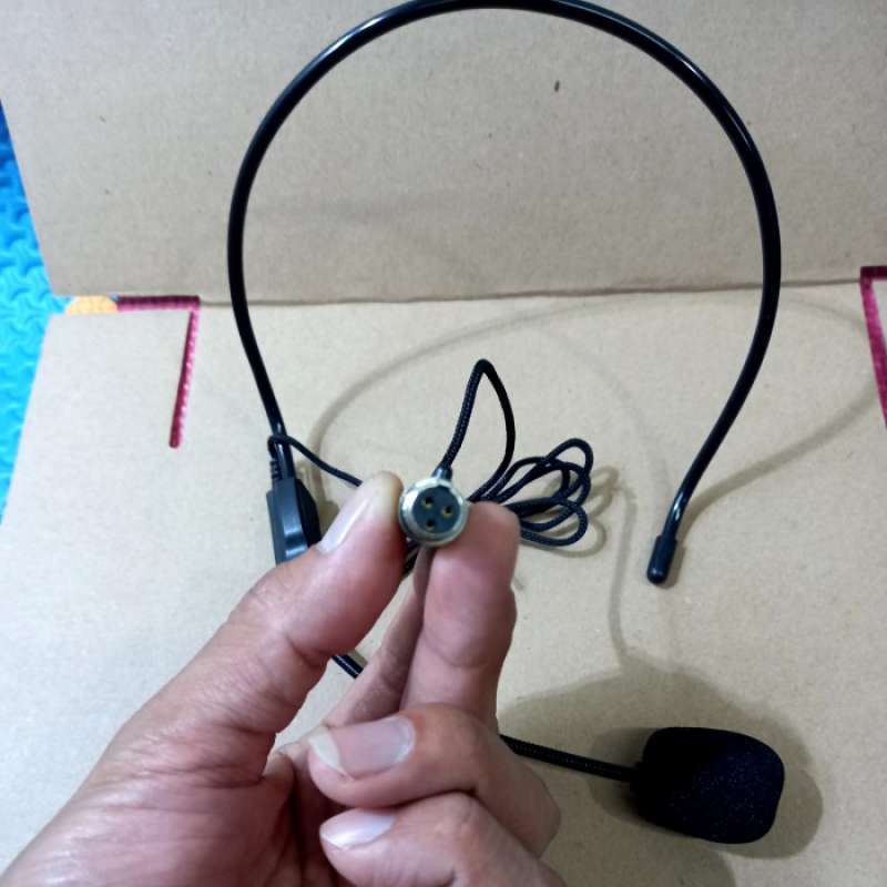 Promo Mic Headset Bando Mini Xlr 3 Pin Diskon 23% Di Seller Indah ...
