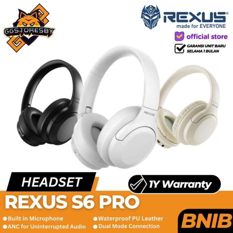 Promo Rexus S6 Pro Wireless Headset Diskon 23% Di Seller Indah Purnama ...