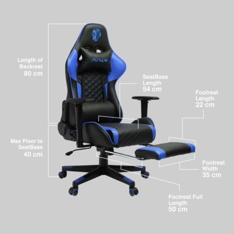 Jual Rexus Gaming Chair / Kursi Gaming Rgc100 Max / Rgc-100 Max - Only ...