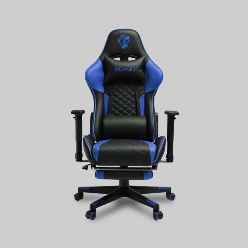 Jual Rexus Gaming Chair / Kursi Gaming Rgc100 Max / Rgc-100 Max - Biru ...