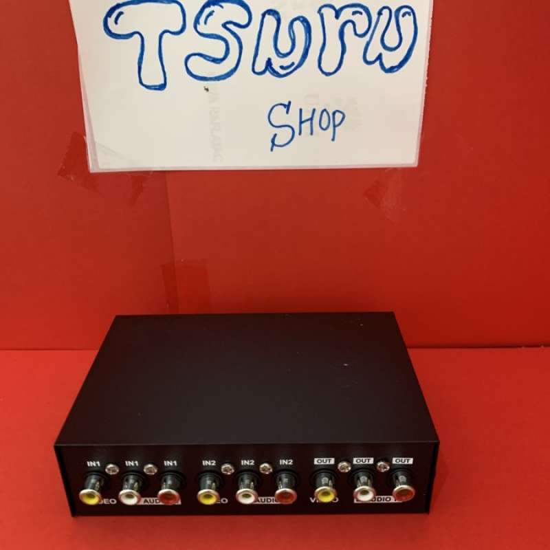 Jual Av Selector / Rca Switch 2 Port / Audio Video Switcher 2port Di ...