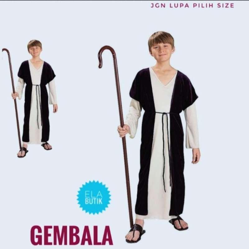 Jual Kostum Gembala-kostum Natal-biblical- Nativity- Yesus- Maria ...