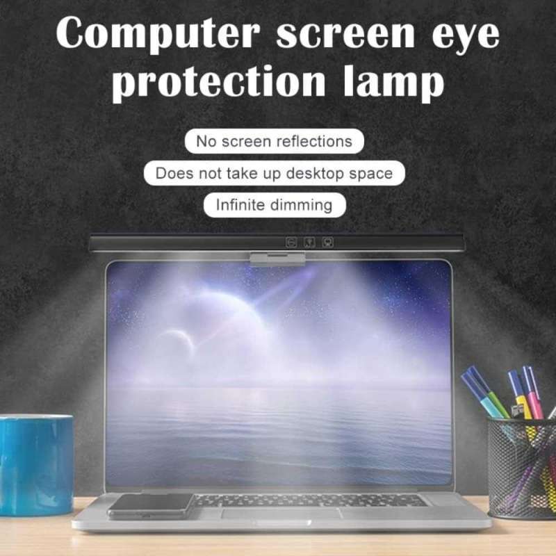 Jual Honeye Lampu Monitor Clip Hanging Lamp Eye Protection Tri Color ...