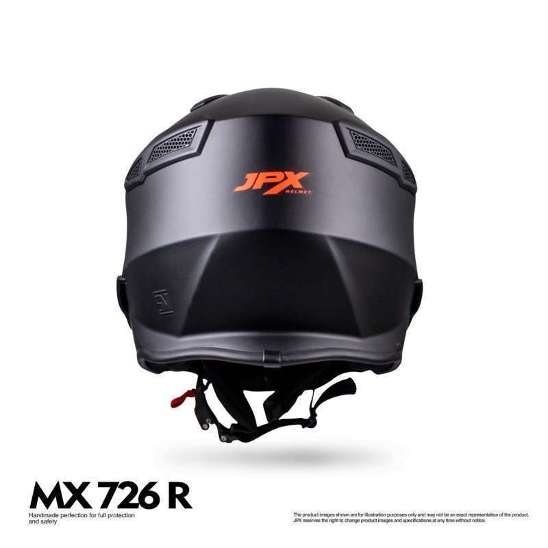Jual Helm Jpx Full Face Mx-726r - Black Doff/red - Smoke Xxl Di Seller ...