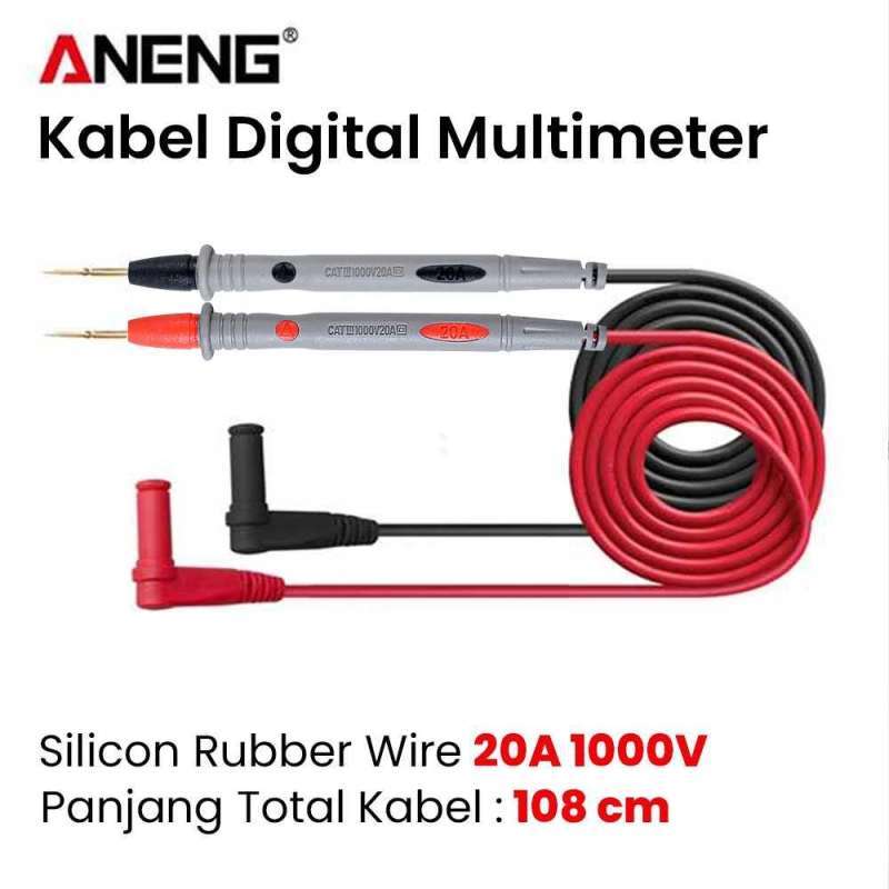 Jual Kabel Digital Multimeter Tespen Silicon Rubber Wire 20a 1000v ...