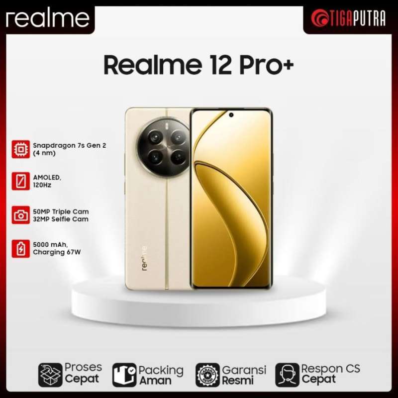 Jual Realme 12 Pro+ 5g (ram 8gb, Rom 256gb, Amoled, 1b Colors, 120hz ...