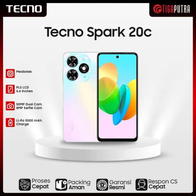 Jual Tecno Spark 20c (ram 8gb, Rom 128gb, 90hz Refresh Rate) Di Seller Tigaputra - Kauman, Kota ...
