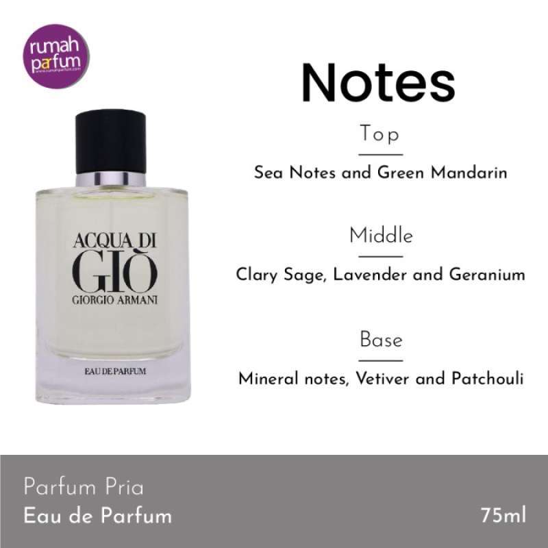 Promo Giorgio Armani Acqua Di Gio Man Edp 75 Ml Diskon 23% Di Seller ...