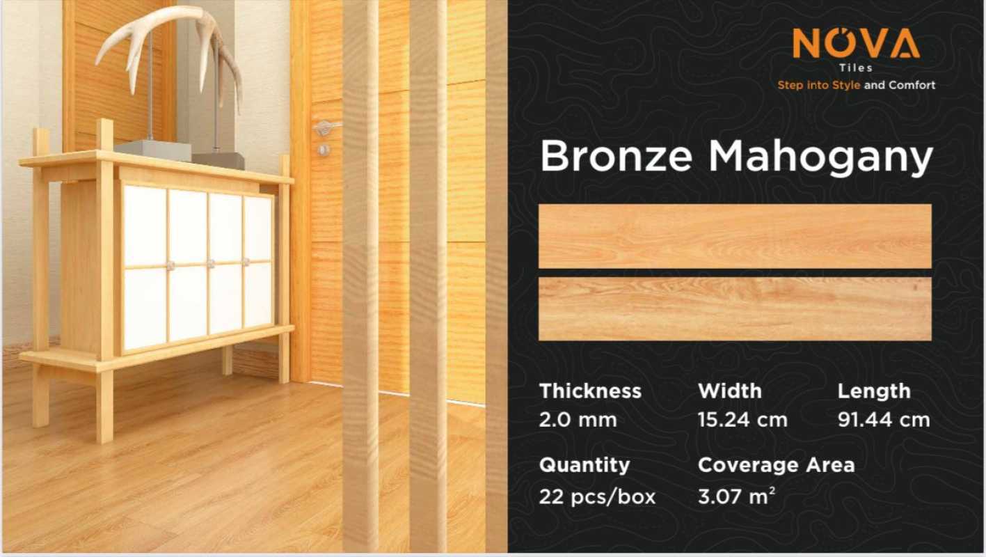 Jual Nova Vinyl 2mm Wooden Series Lantai Vinyl Flooring Motif Kayu Di Seller Aneka Indah ...