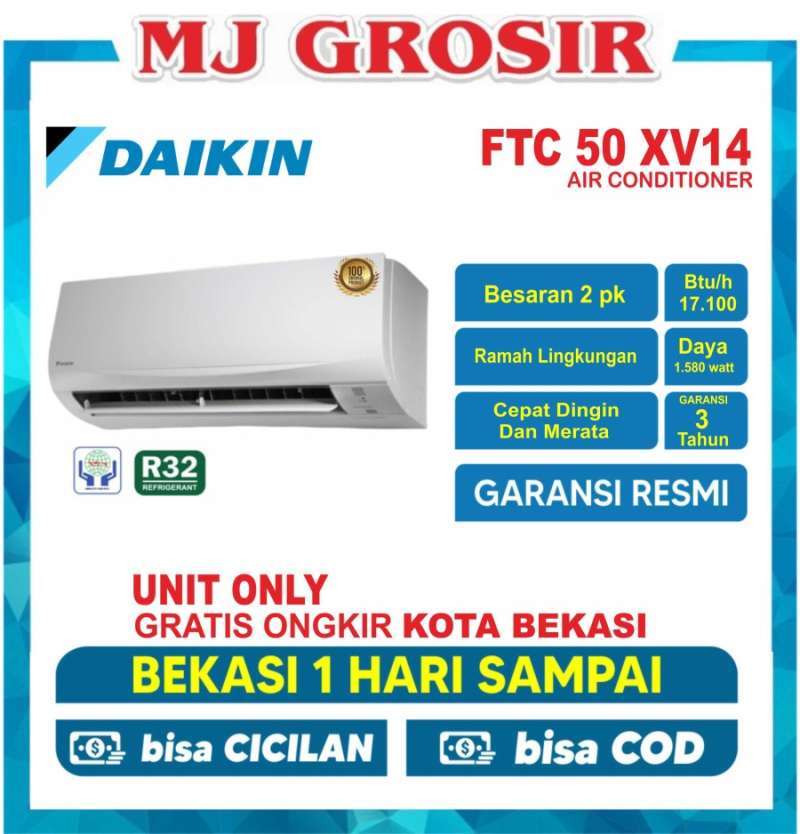 Jual Ac Daikin Ftc 50xv14 Rc 2 Pk R32 Standard Thailand Unit Only Di ...