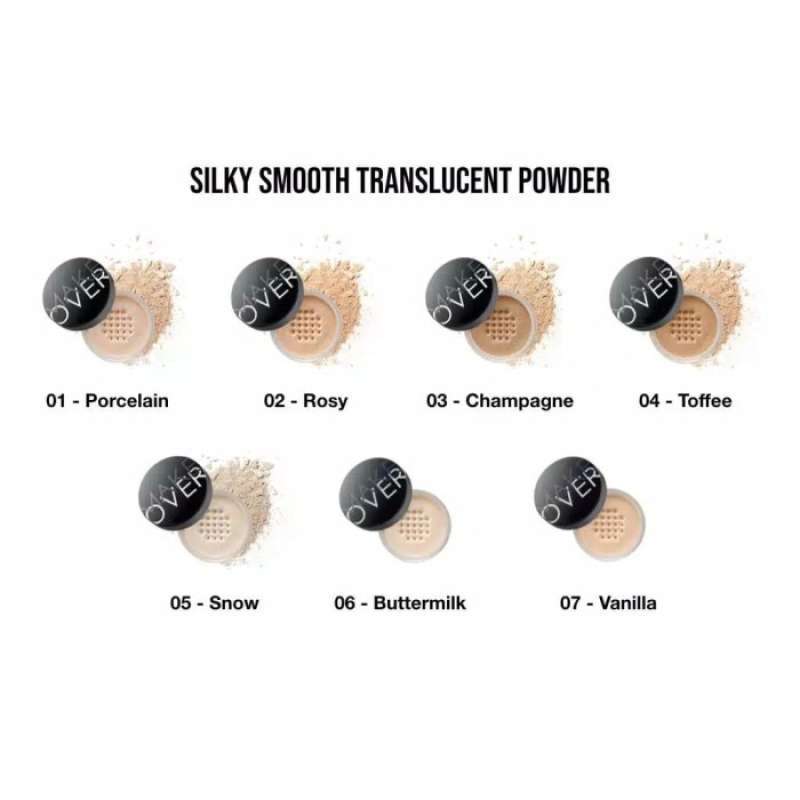 Promo Make Over Silky Smooth Translucent Powder 35gr | Makeover Bedak ...