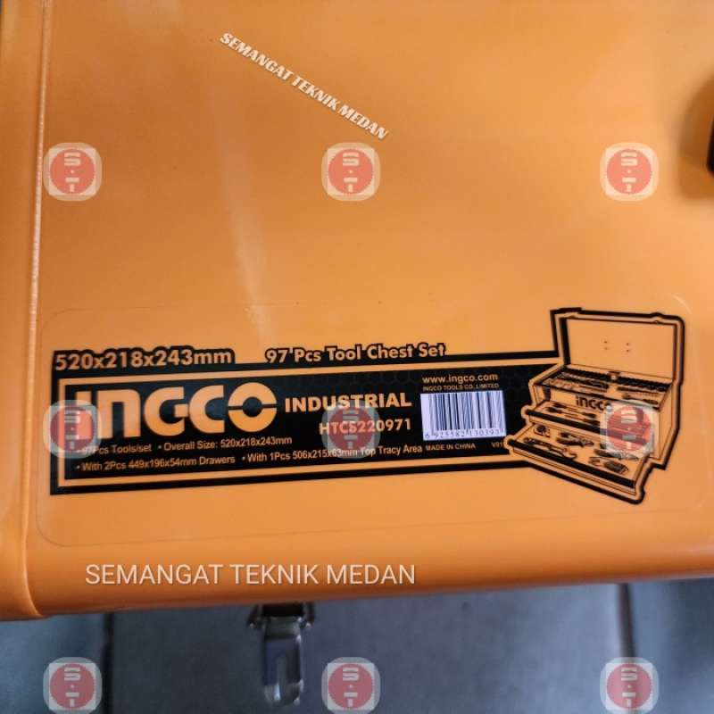 Jual 97pcs Perkakas Mekanik Toolbox Toolset Tool Set Kit Ingco ...