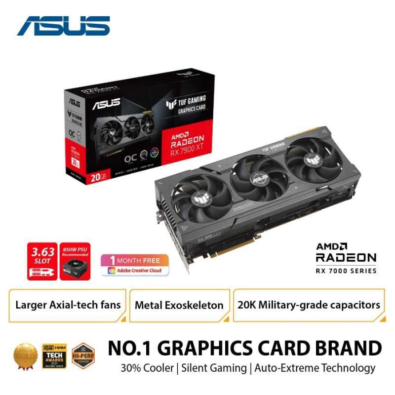 Jual Vga Asus Amd Radeon Rx 7900 Xt Tuf Gaming Oc Edition 20gb Gddr6 Di ...