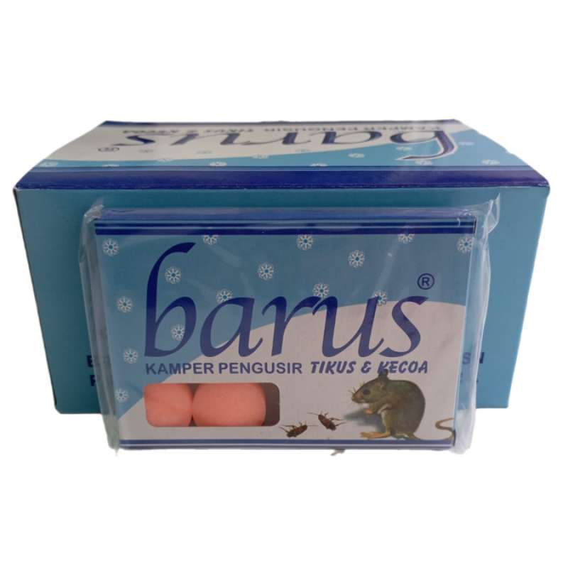 Promo 100% Produk Ori Kamper Barus Anti Tikus & Kecoa & Serangga 1 Box ...