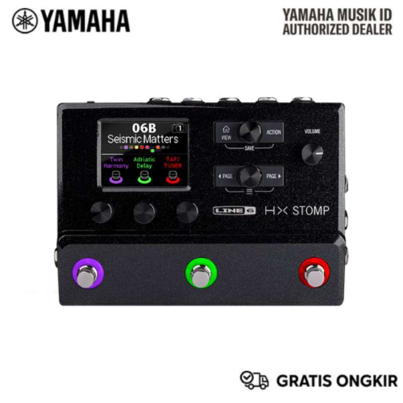 Promo Yamaha Line6 Hx Stomp Helix In Stomp Box Effect Pedal / Yamaha ...