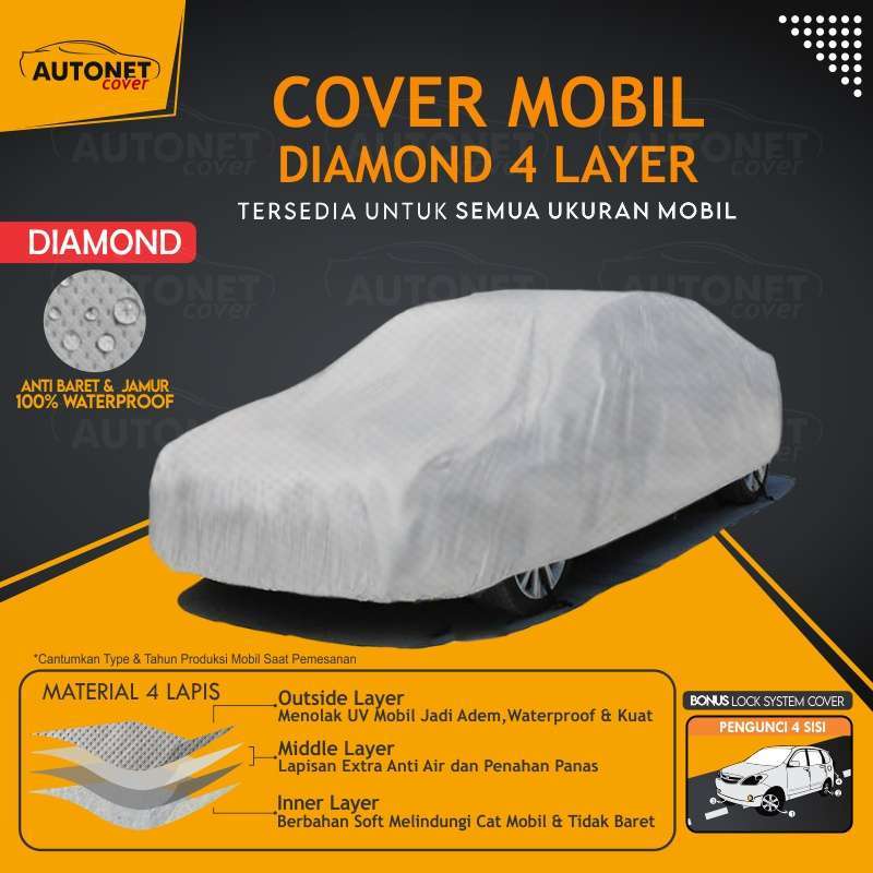 Promo Sarung Mobil Diamond Cover 4 Lapis Layer Setara Krisbow Fusionr ...