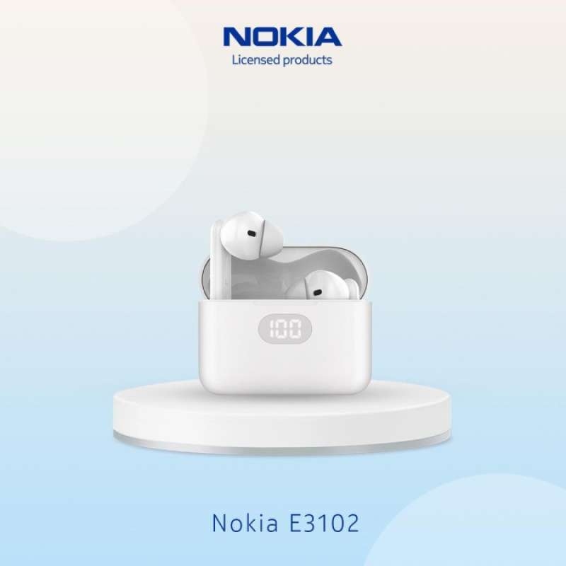 Promo Nokia Essential True Wireless Earphones Tws E3102 - White Diskon ...