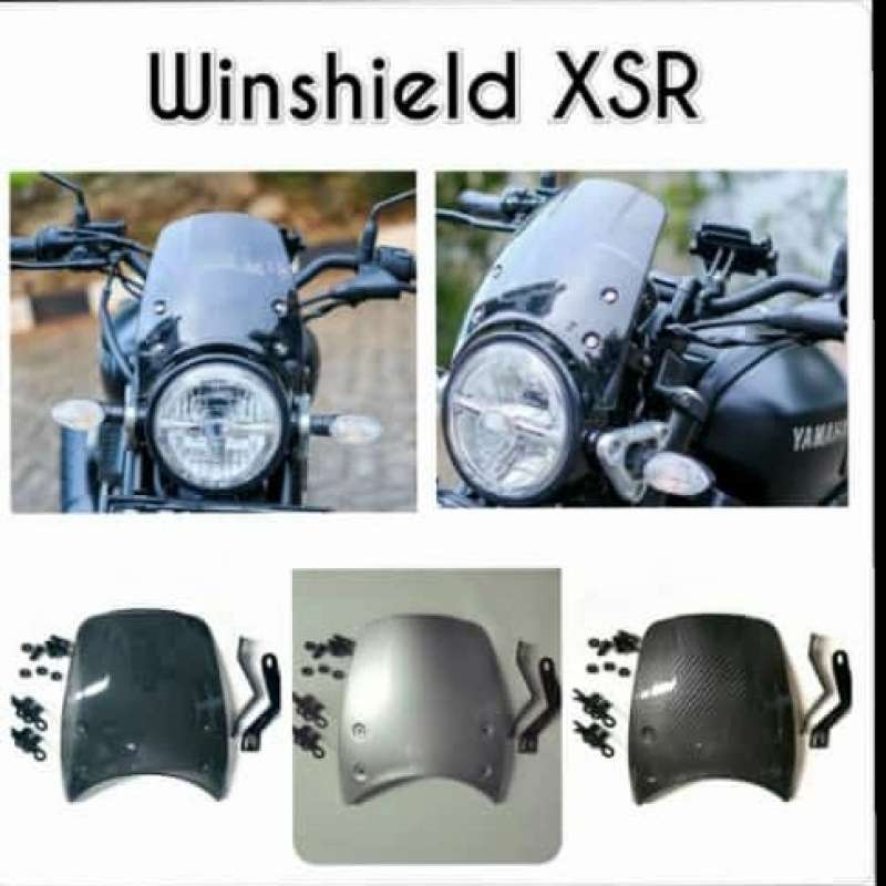 Promo Windshield Nemo Xsr 155 Smoke/ Visor Yamaha Xsr 155 Nemo Smoke ...