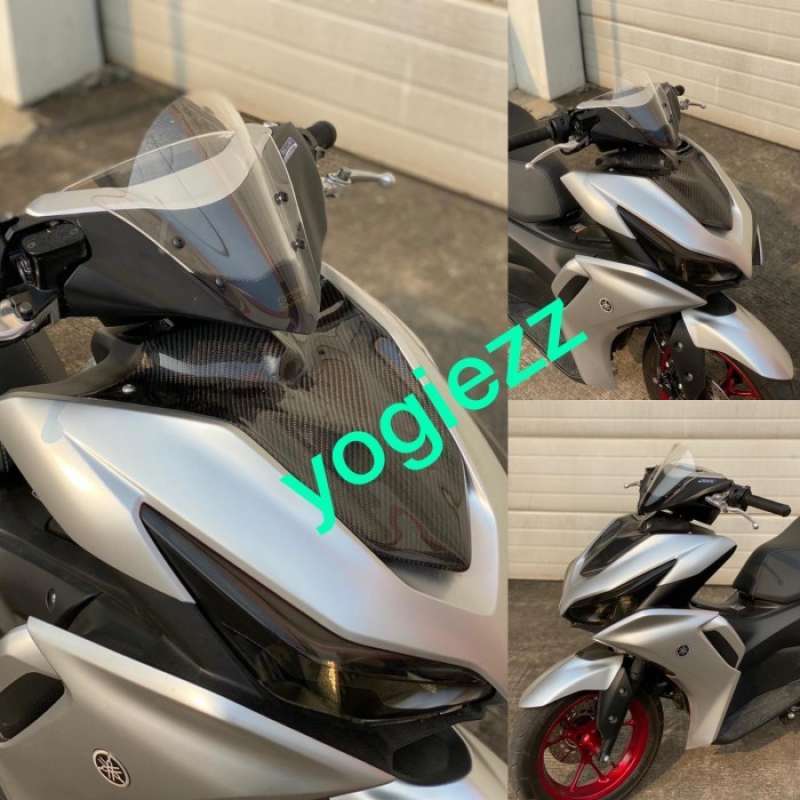 Promo Windshield Yamaha Aerox Sectbill V2 Visor Aerox Flyscreen Aerox ...